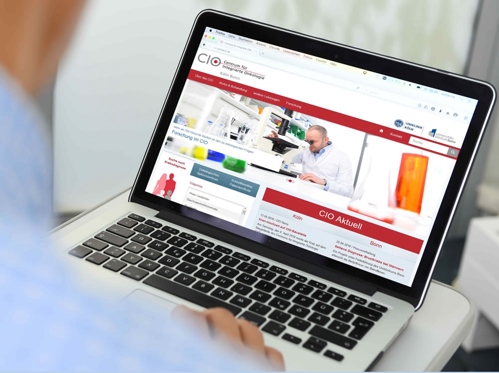 Neue CIO-Website ist online | Uniklinik Köln