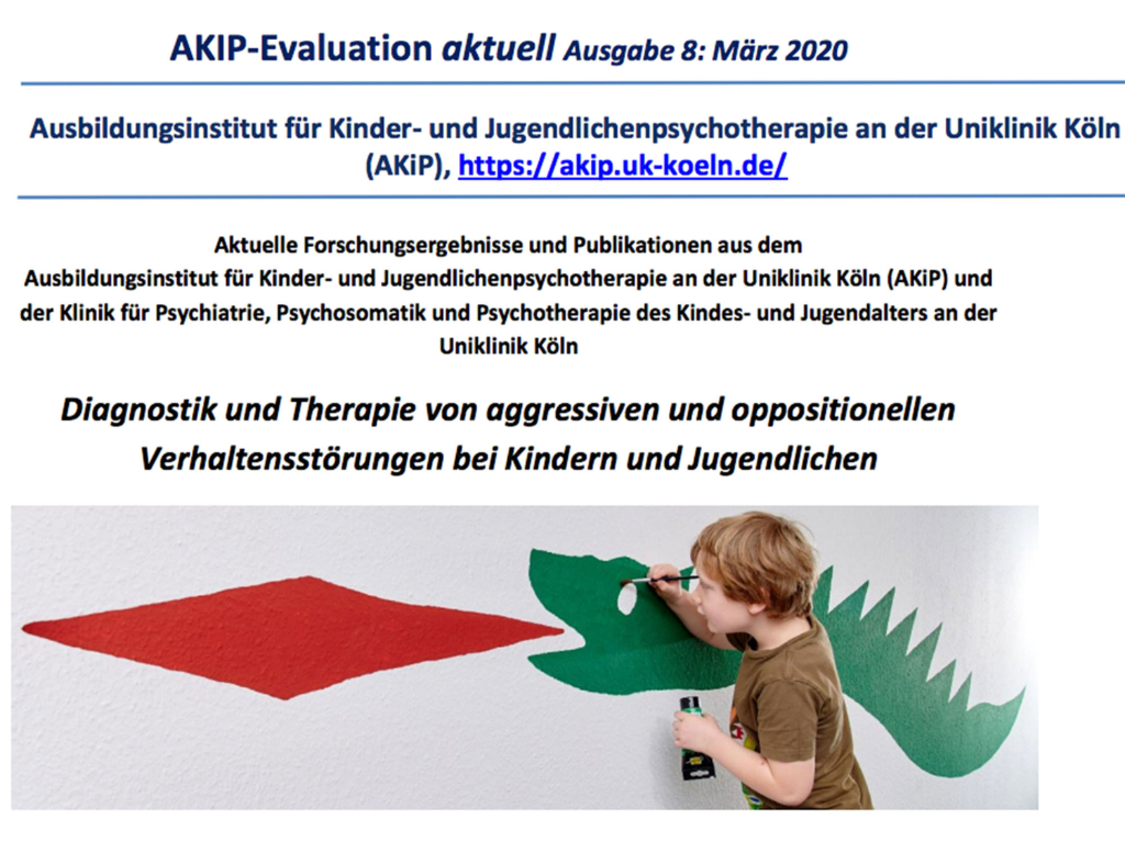 Neuer Newsletter AKiP-Evaluation aktuell | AKIP | Uniklinik Köln
