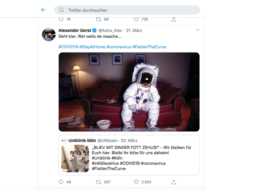 Uniklinik appelliert – Astro-Alex reagiert - Uniklinik Köln
