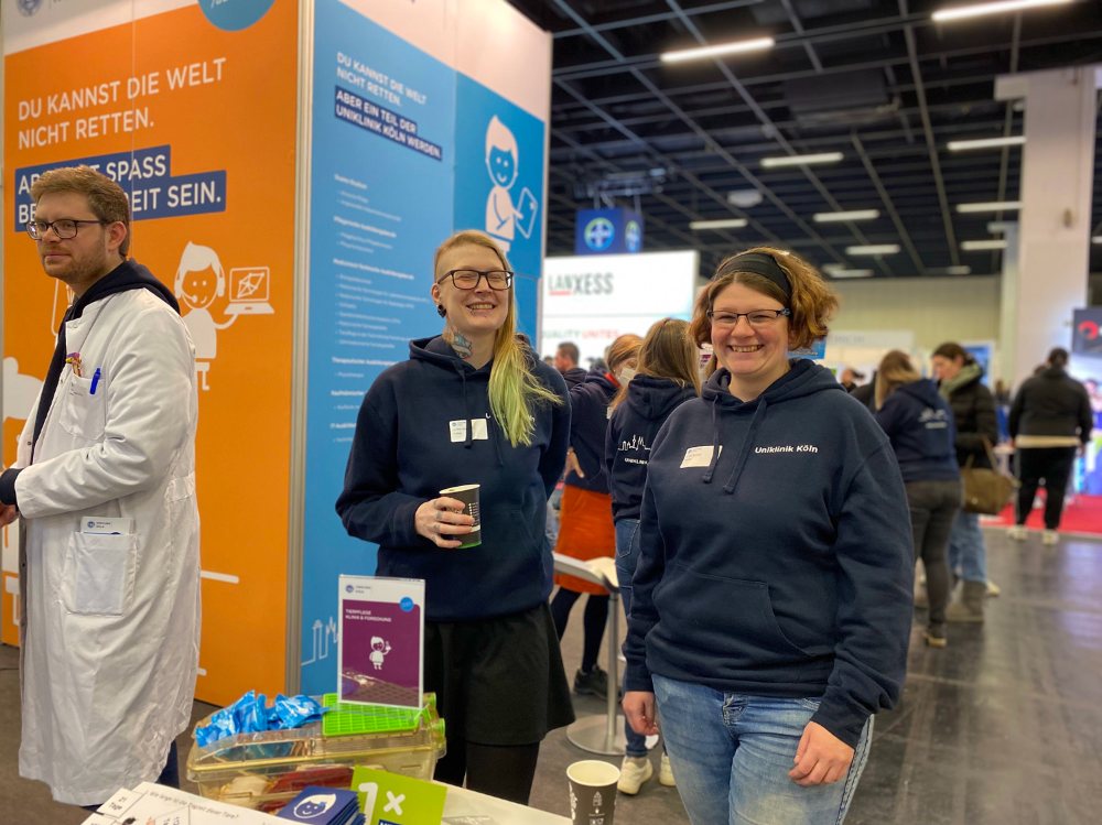 Messe Einstieg ein voller Erfolg | Uniklinik Köln